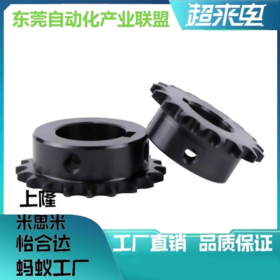 欧标工业链轮4分08B5分10B6分12B1寸16B1.2寸20B1.5寸24B定制加工