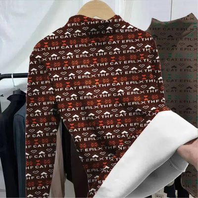 秋冬半高领德绒加厚保暖女士T恤