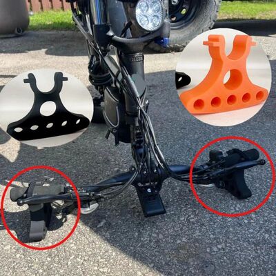 2pcs Bicycle Repair Stand Handlebar Holder Durable Plastic S