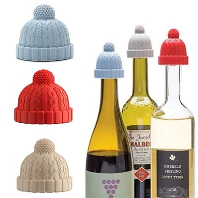 Creative Christmas Magic Hat Wine Stoppers Silicone Wine Sto