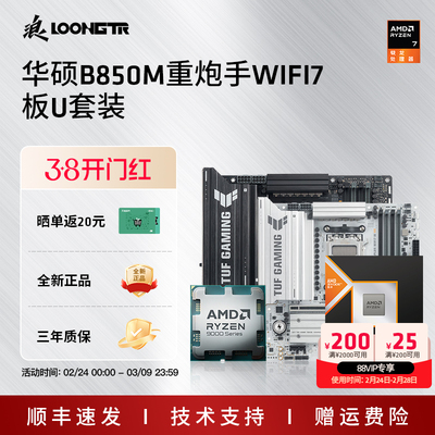 华硕B850重炮手WIFI7板U套装