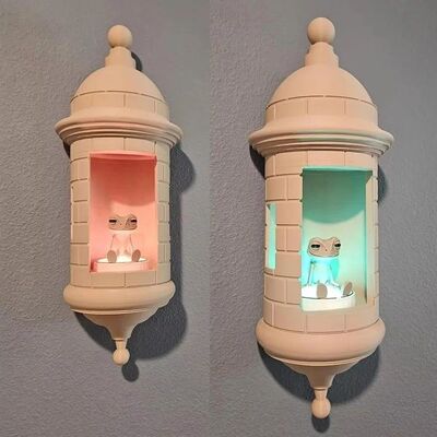 New Puerto Rican Garita Wall Coqui Lamp Adjustable Colors Ho