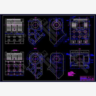 SSCK20A数控车床主轴和箱体加工编程设计含CAD图纸及说明工艺