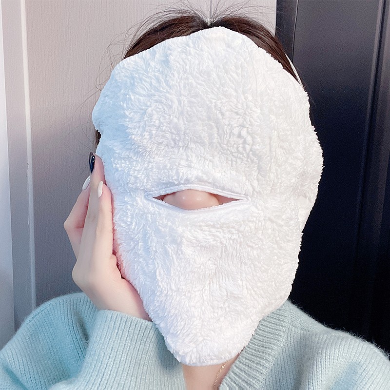 美容敷脸毛巾灌肤面部洁热敷冷敷家用保湿面罩加厚蒸脸水脸巾