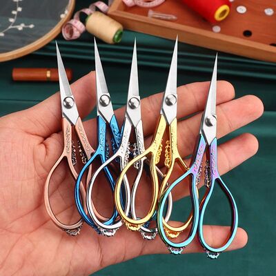 Retro Cross Stitch Scissors Antique Durable High Steel Tailo