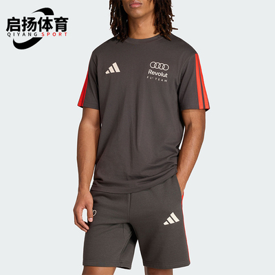 Adidas/阿迪达斯正品夏季男士运动圆领复古训练宽松短袖T恤KE6096