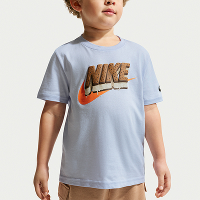 Nike/耐克正品夏季小童圆领透气复古经典运动短袖T恤IW1507-441