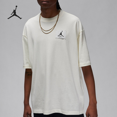 Nike/耐克正品JORDAN男士简约运动休闲圆领短袖T恤DZ7314-133