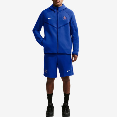 Nike耐克正品巴黎圣日耳曼Tech Fleece男连帽拉链夹克II3210-417