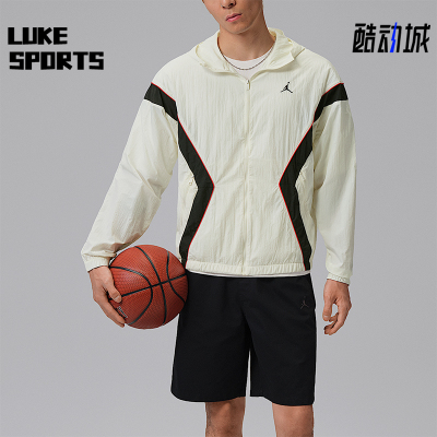Nike/耐克正品Jordan男士运动复古轻便防晒衣夹克外套IB7256-100
