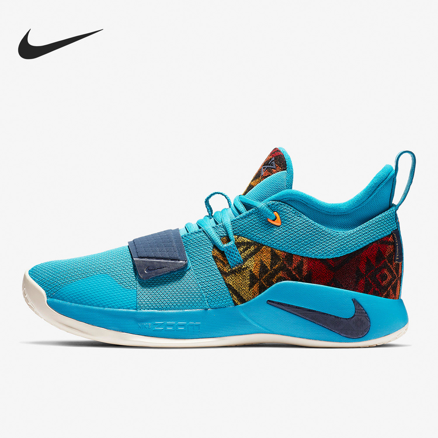 Nike耐克正品PG 2.5 Pendleton男款中帮实战运动篮球鞋CI0294-900