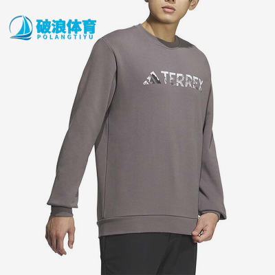 阿迪达斯男士运动套头衫
