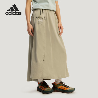 Adidas/阿迪达斯官方正品XPLORIC SKIRT女士户外风半身裙KD4417
