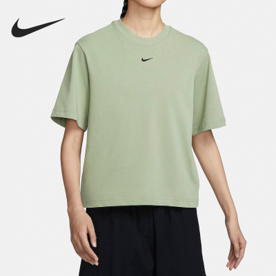 Nike/耐克正品夏季女士圆领透气休闲运动短袖T恤DD1238-387