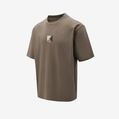 Nike/耐克正品JORDAN新款男棕色亲肤圆领经典短袖T恤IF3065-040