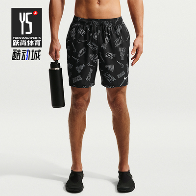 Nike/耐克正品Swim Breaker男士运动含衬裤沙滩短裤IU2358-010