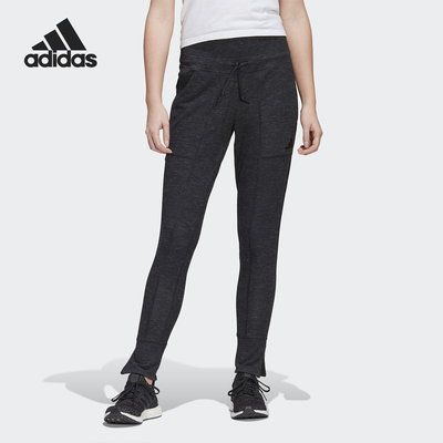Adidas/阿迪达斯正品春秋女士简约修身高腰运动长裤FI6728