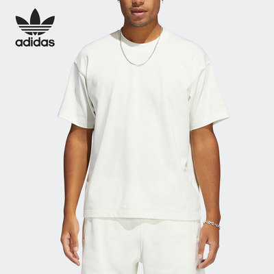 Adidas/阿迪达斯正品三叶草菲董联名男女短袖透气T恤HF9958