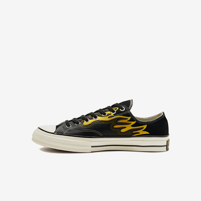 Converse匡威 Chuck1970S 经典时尚火焰印花低帮休闲鞋 168701C