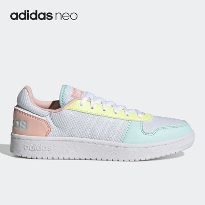 Adidas/阿迪达斯正品 neo HOOPS 2.0 低帮女子休闲运动鞋 GY7528