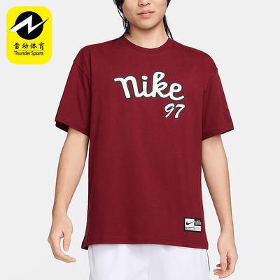 Nike/耐克正品2025男士复古经典印花透气跑步短袖T恤FV8397-677