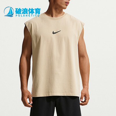 Nike/耐克正品2026男士圆领时尚简约无袖经典运动T恤IH1976-253