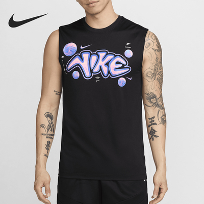Nike/耐克男士印花无袖篮球T恤