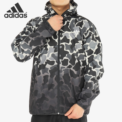Adidas/阿迪达斯正品男装当季新款三叶草防风衣运动外套 DH4805