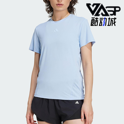 Adidas/阿迪达斯正品2025夏季款女士圆领健身经典运动短袖KB9927
