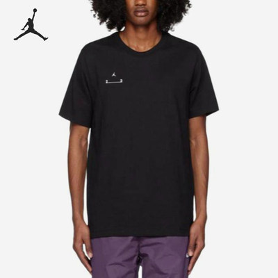 Nike耐克正品男款Jordan Logo印花直筒圆领套头短袖T恤DQ7358-010