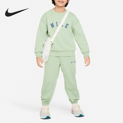 耐克正品小童加绒运动套装