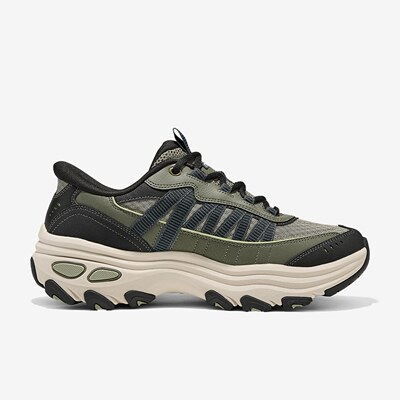 Skechers斯凯奇正品潮流中帮鞋男款缓震透气休闲鞋237900-OLBK