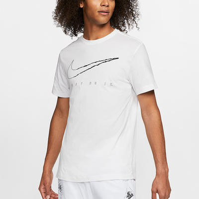 Nike/耐克正品男士字母印花图案圆领经典时尚短袖T恤CT6474-100