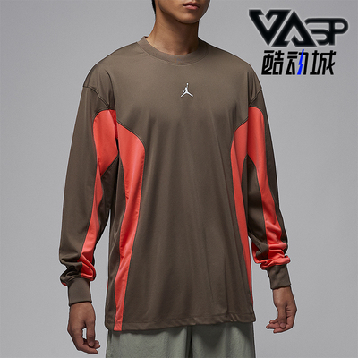 Nike/耐克正品春秋JORDAN男士透气时尚印花球衣长袖T恤IF1886-040