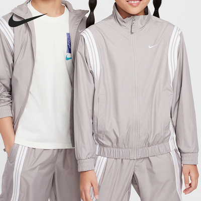 Nike/耐克正品2025新款大童运动健身立领夹克外套FZ5233-009