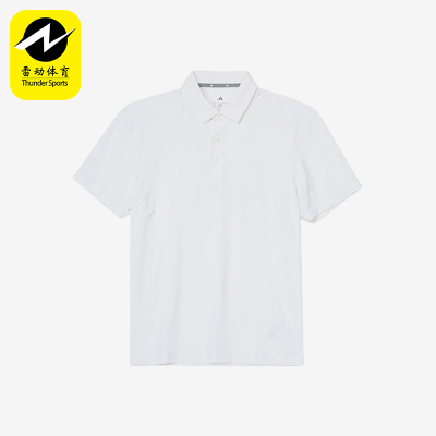 Adidas/阿迪达斯正品新款男白色高尔夫翻领经典短袖Polo衫KD7244