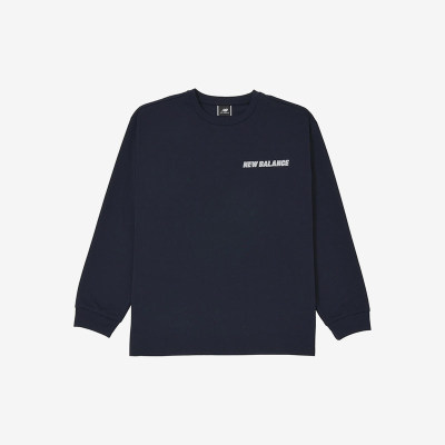 New Balance新百伦正品Met24Reflection男长袖T恤AMT45024-NV