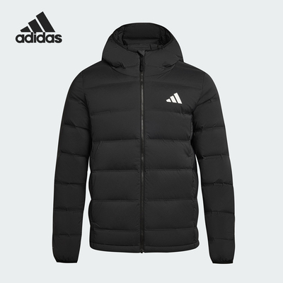 Adidas/阿迪达斯官方正品HELIONIC男士连帽休闲运动羽绒服KH3993