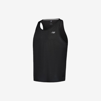 New Balance/NB正品夏季新款男子专业运动跑步背心T恤MT41250-BK
