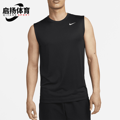 Nike/耐克正品DRI-FIT男士无袖训练透气经典运动T恤DX0992-010