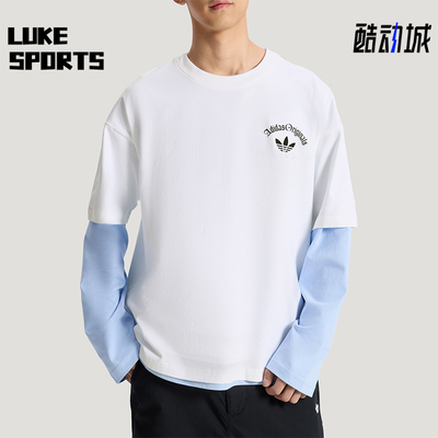 Adidas/阿迪达斯正品三叶草男士简约圆领轻质透气短袖T恤KT3041