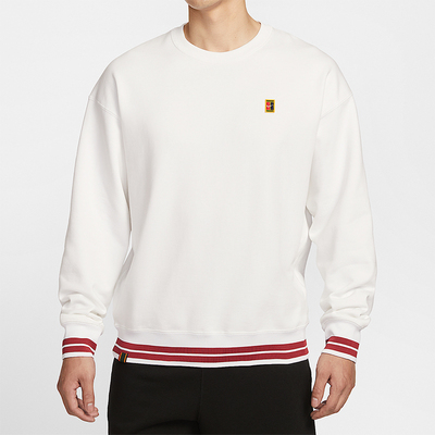 Nike/耐克正品Court男士休闲圆领套头针织运动日常卫衣IQ3972-100