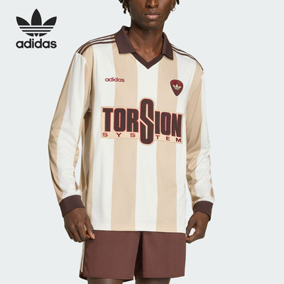 Adidas/阿迪达斯官方正品三叶草男士宽松休闲运动复古T恤KV6875