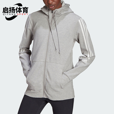 阿迪达斯女士针织外套
