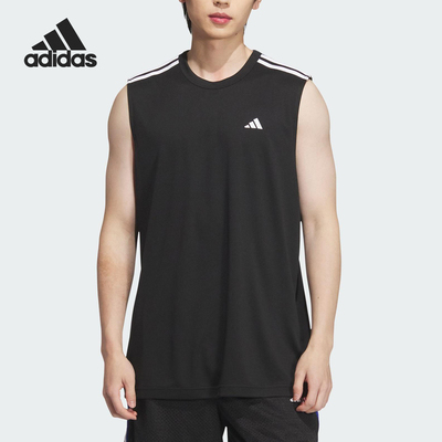 Adidas/阿迪达斯官方正品当季男士篮球运动无袖背心KE5906