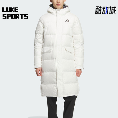 Adidas/阿迪达斯正品V L DOWN PA UG男女连帽保暖羽绒服KF4396