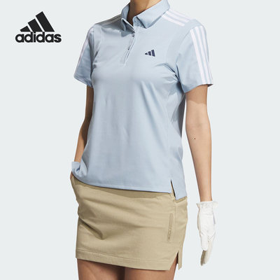 Adidas/阿迪达斯正品新款女子高尔夫运动短袖POLO衫HY0916