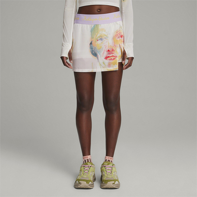 彪马女士印花时尚透气短裙