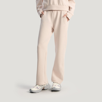 Adidas/阿迪达斯正品2025冬季款女士日常直筒针织运动长裤KH2689