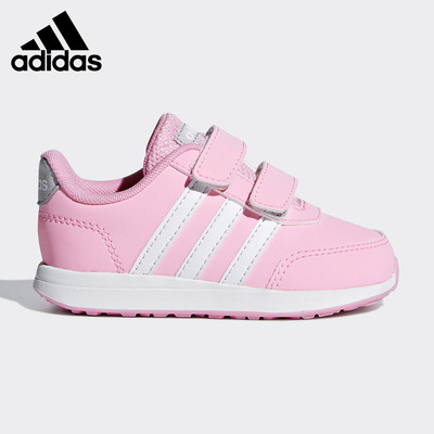 Adidas/阿迪达斯正品  女童魔术贴板鞋轻便休闲运动鞋 F35700